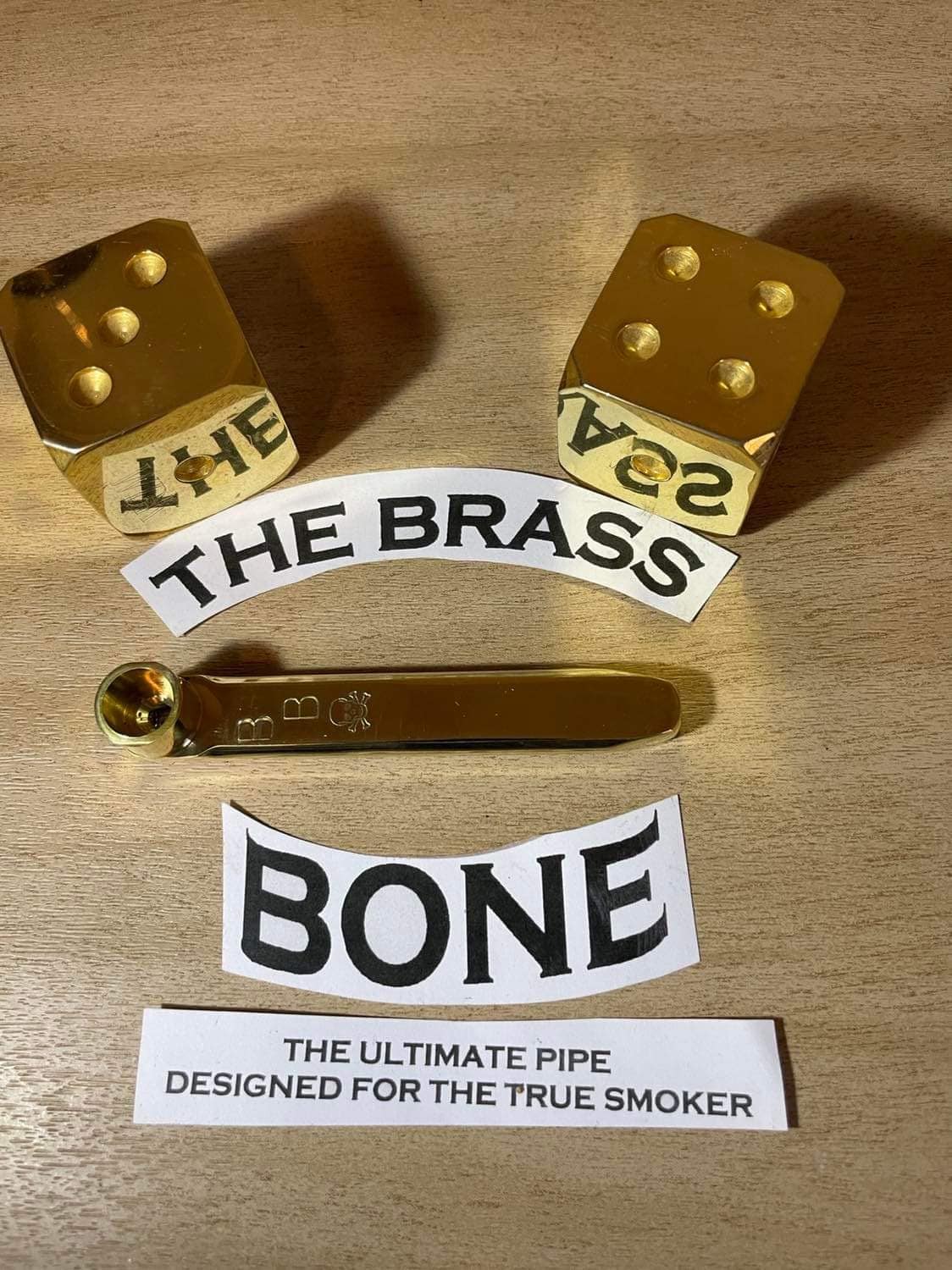 THE BRASS BONE Smoking Pipe - Etsy
