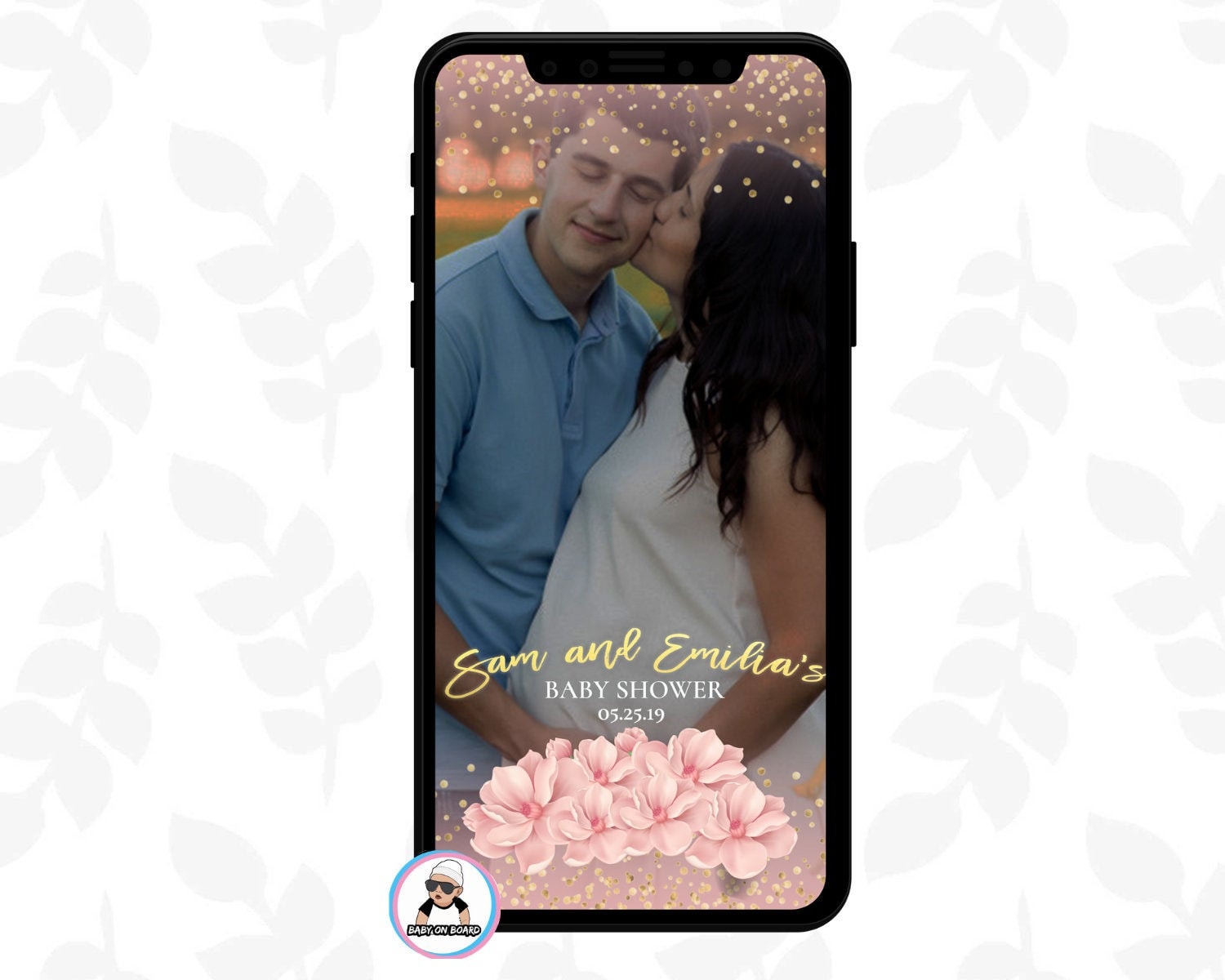 Baby Shower Snapchat Filter Girl Baby Shower Filter - Etsy Australia