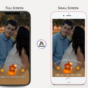 Editable, Thanksgiving Baby Shower Snapchat Filter, Girl, A Little ...