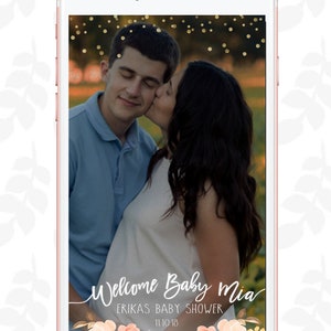 Baby Shower Filter for Girl - Snapchat Filter - Sprinkle - Mothers Day ...