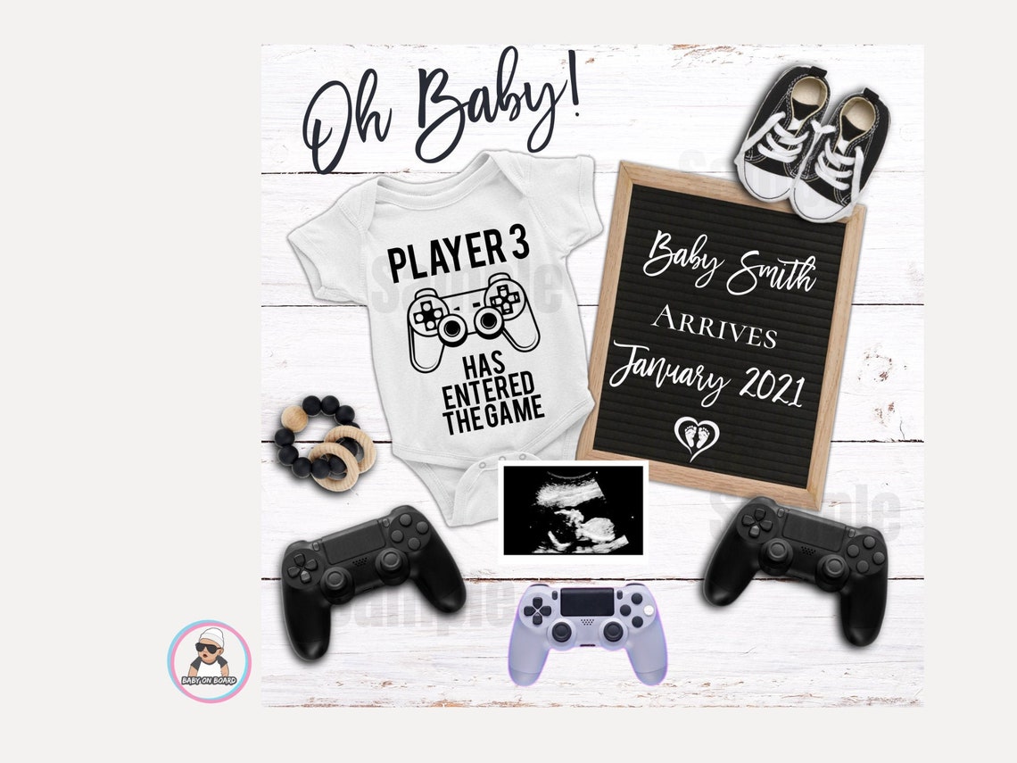 Father's Day Pregnancy Announcement Video Game It's - Etsy