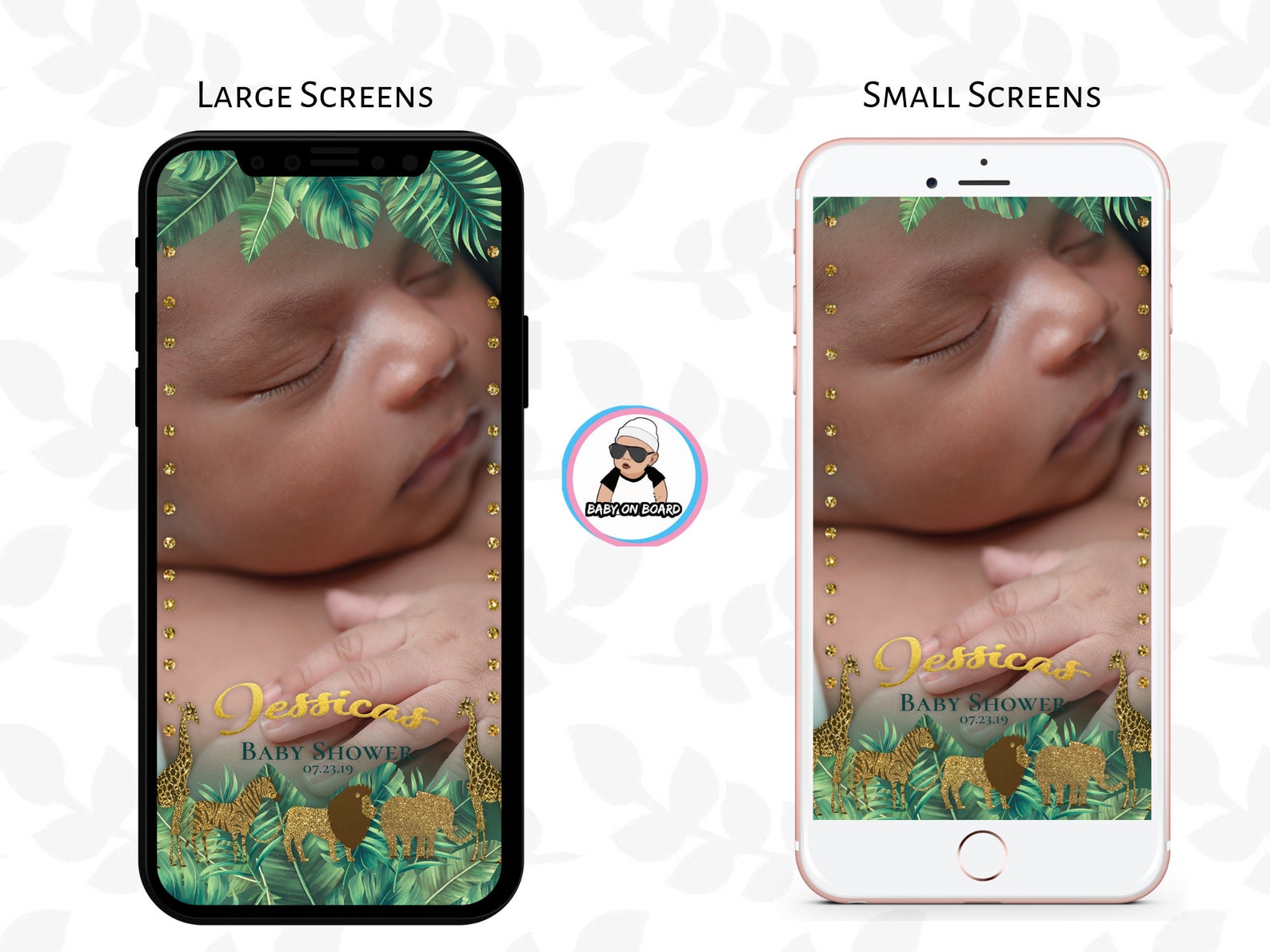 Safari Filter Baby Shower Filter Zoo Animals Snapchat - Etsy