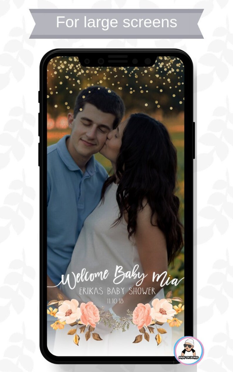 Baby Shower Filter for Girl - Snapchat Filter - Sprinkle - Mothers Day ...