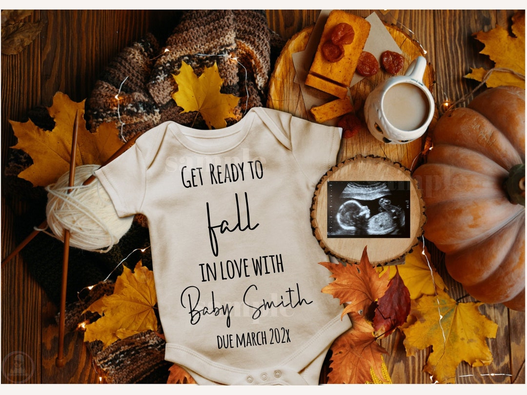 Fall Pregnancy Announcement, Thanksgiving Pregnancy Announcement ...
