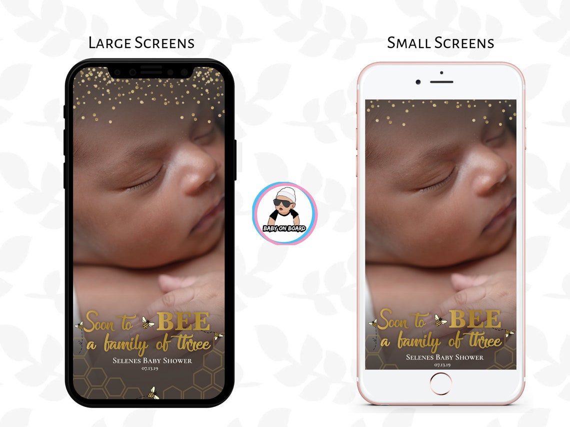 What Will It Bee Filter Baby Shower Geofilter Bee Filter - Etsy