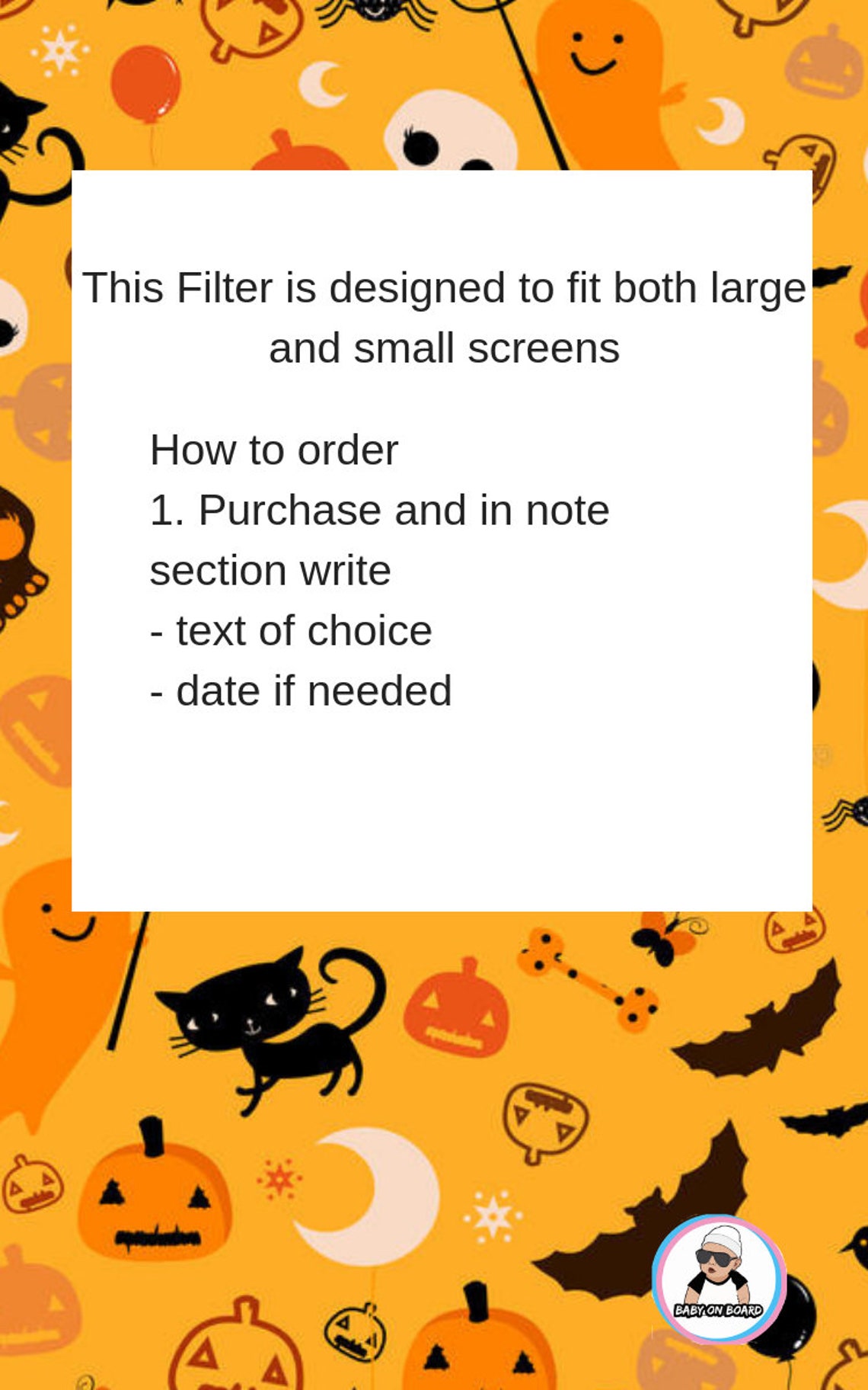 It's A Boy Baby Shower Filter Boy Filter Monster | Etsy