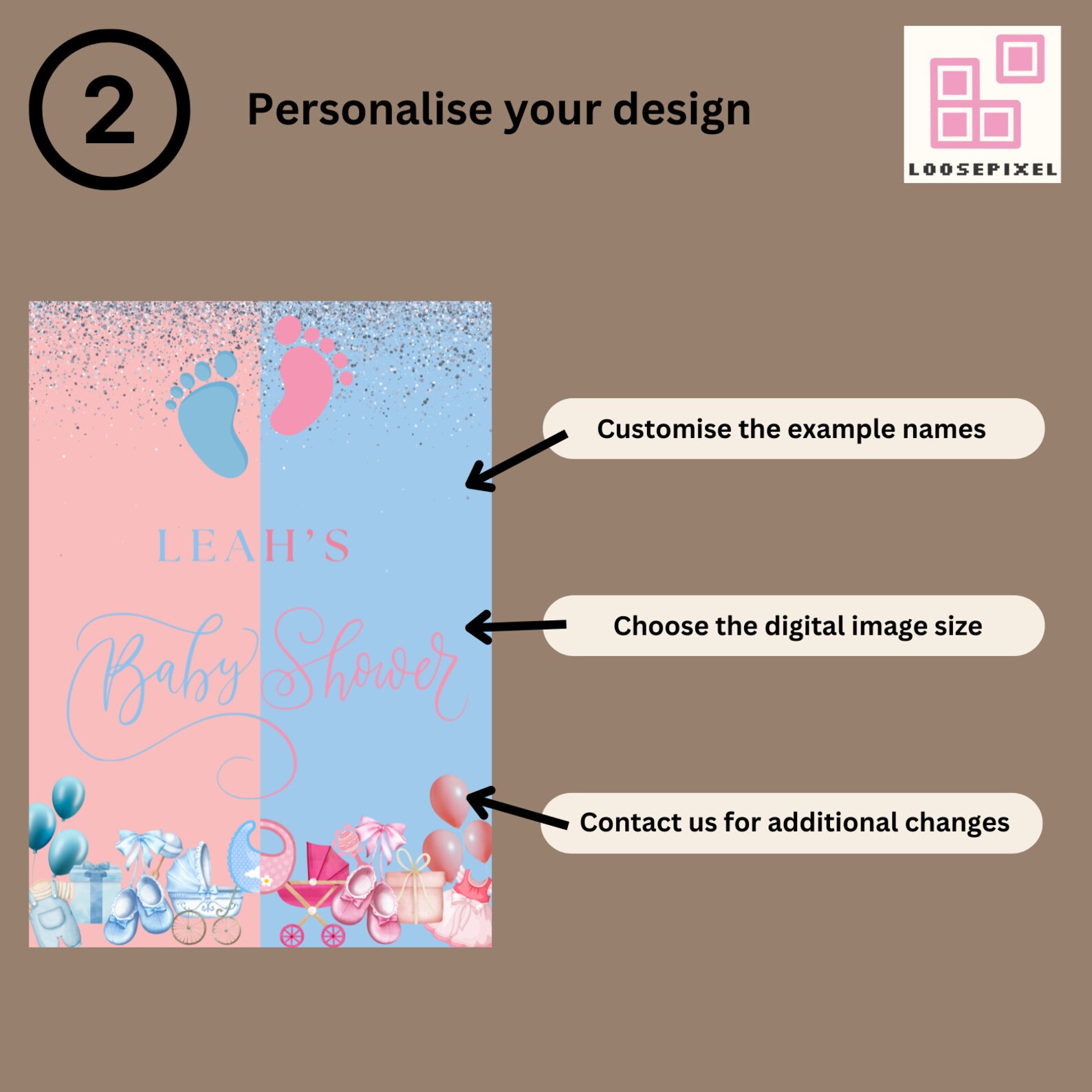 Baby Shower Sign | Digital File | Customise | Welcome Board | Boy or ...