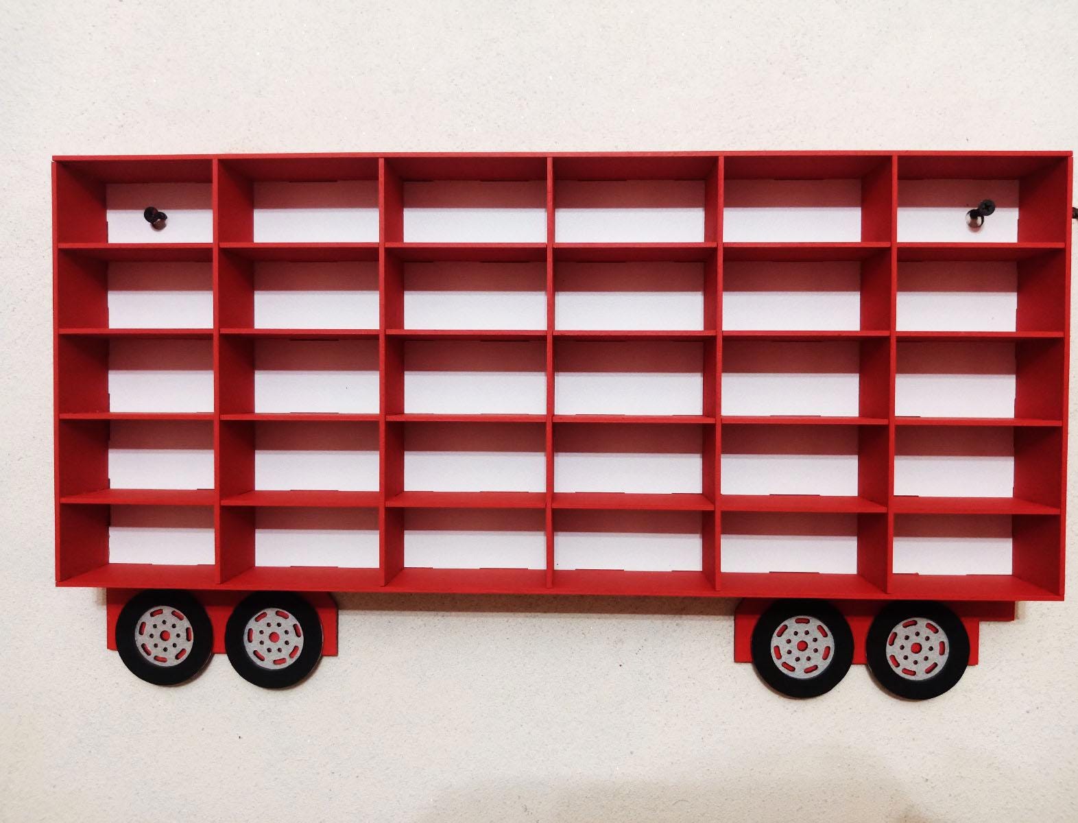 Mack Truck Cars Toy Shelf Storage for Cars Toddler Boy Gift Display ...