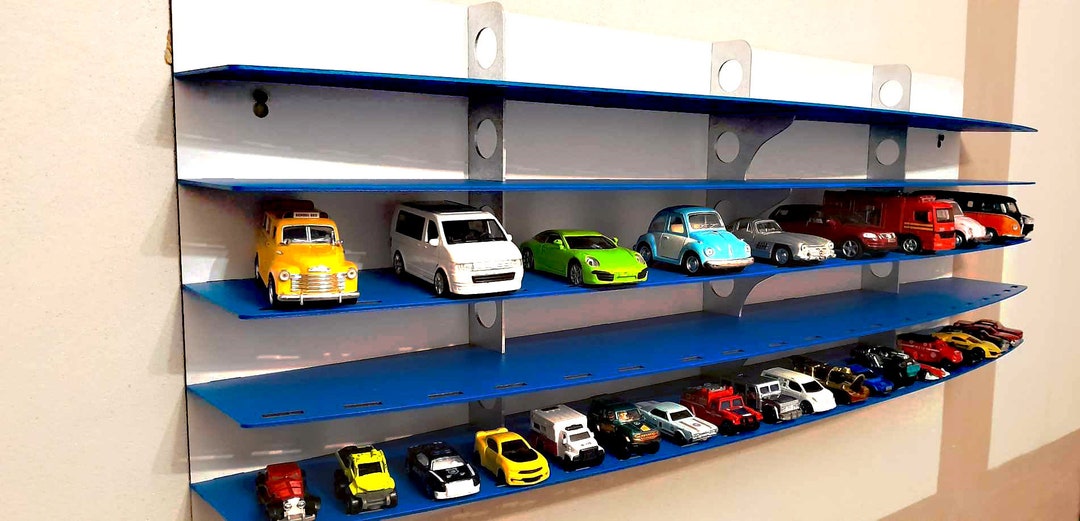 Shelf Storage 80-100 Car Wall Toy Car Display Matchbox Car Storage ...