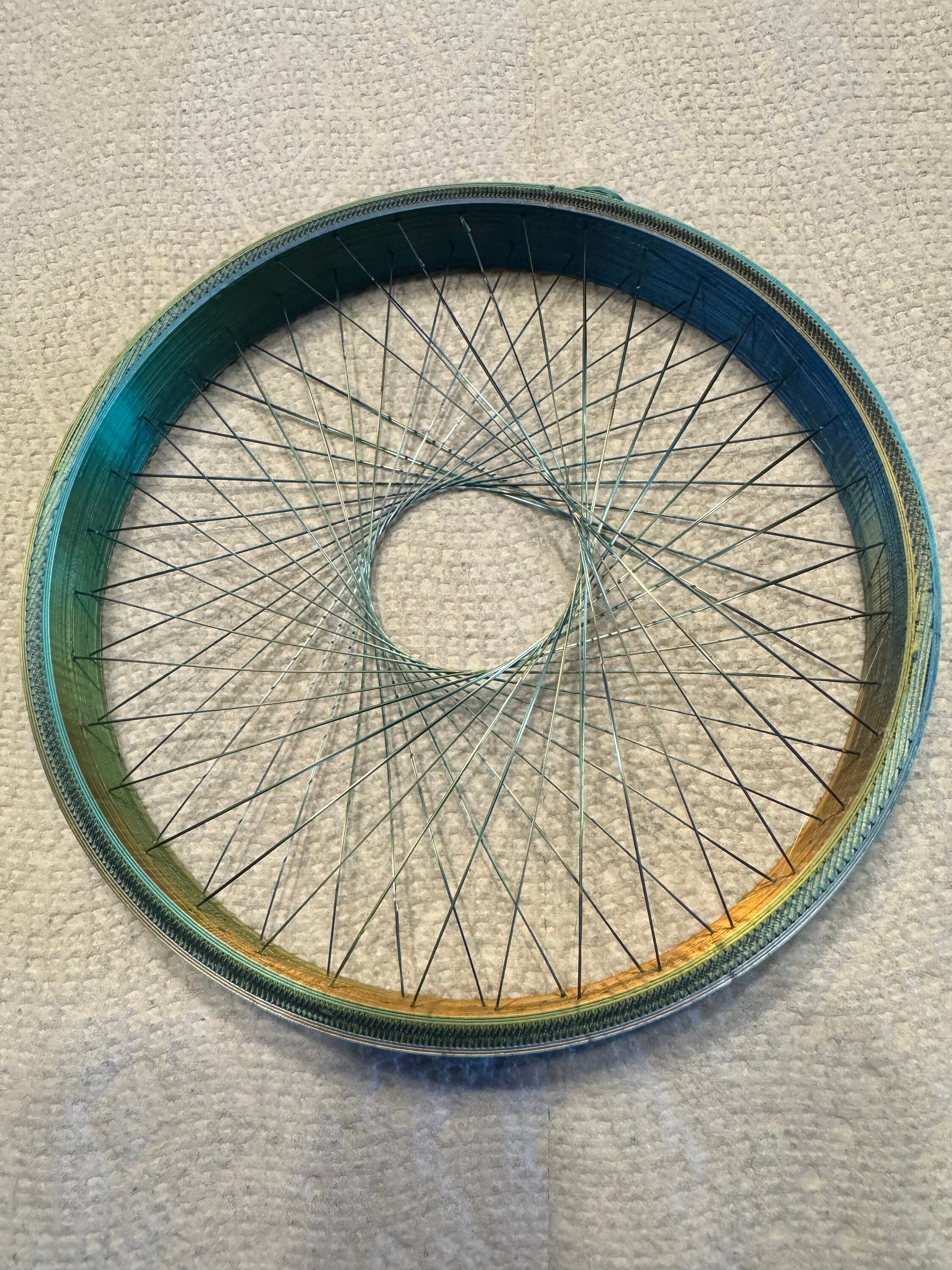 3D Printed Spiral Design String Art - Etsy