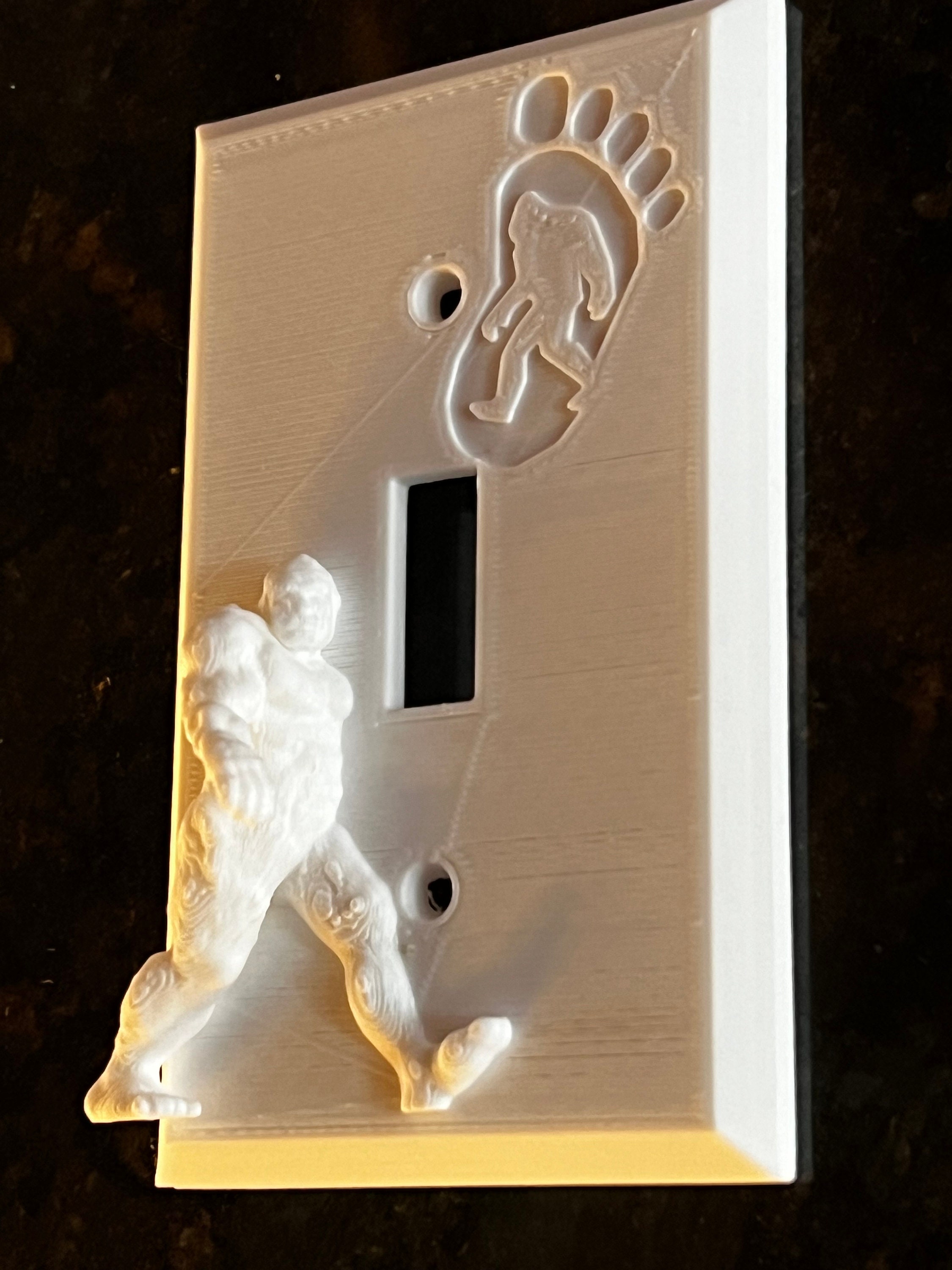 Bigfoot Themed Light Switch Plate - Etsy