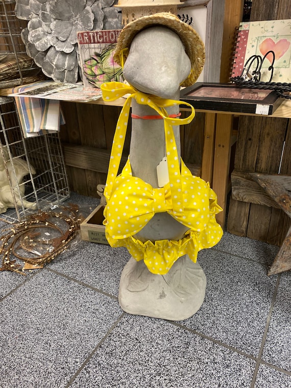 Yellow Polka Dot Bikini - Etsy