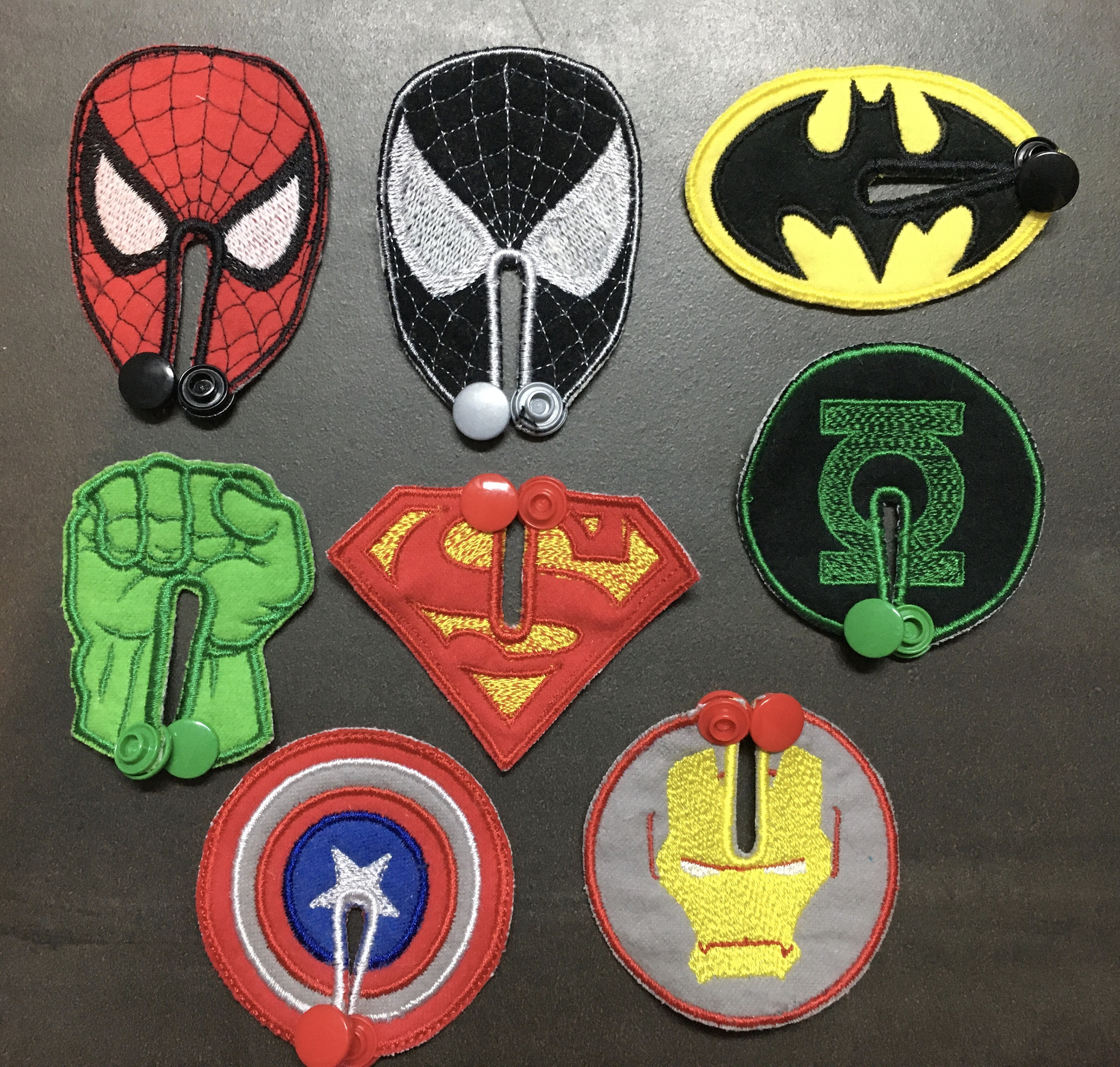 Super Heros G-tube Pads/g Tube Covers/mic-key AMT Mini One - Etsy