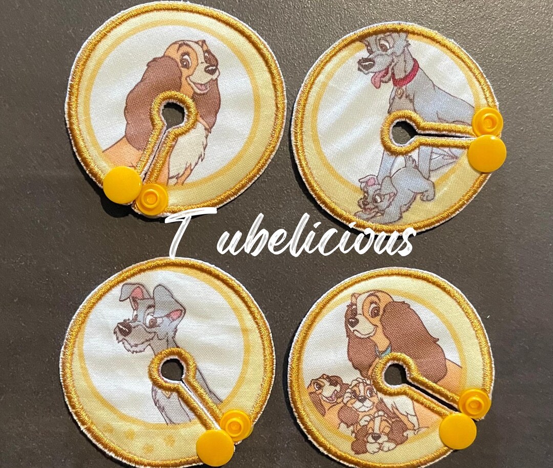 Lady & Tramp G Tube Pads/g Tube Covers/mic-key AMT Mini One Feeding ...