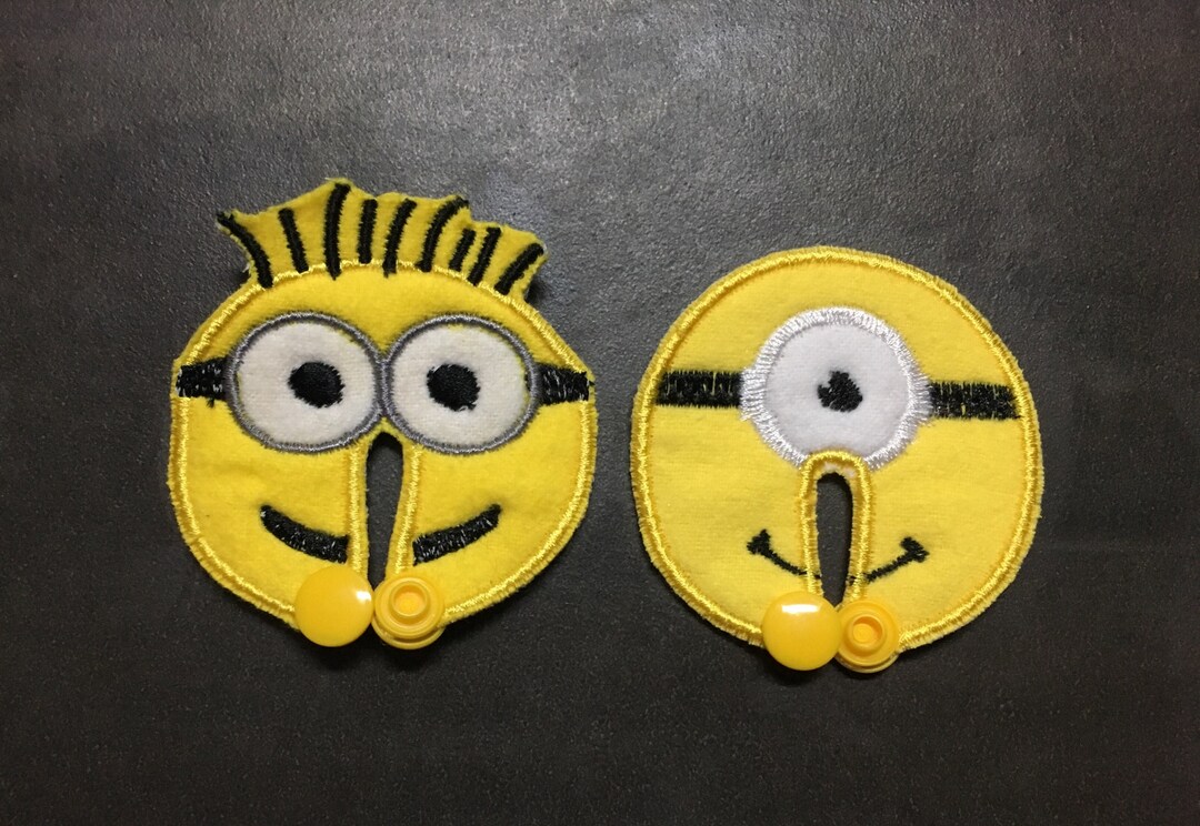 Minion G-tube Pads/g Tube Covers/mic-key AMT Mini One Feeding Tube Pads ...