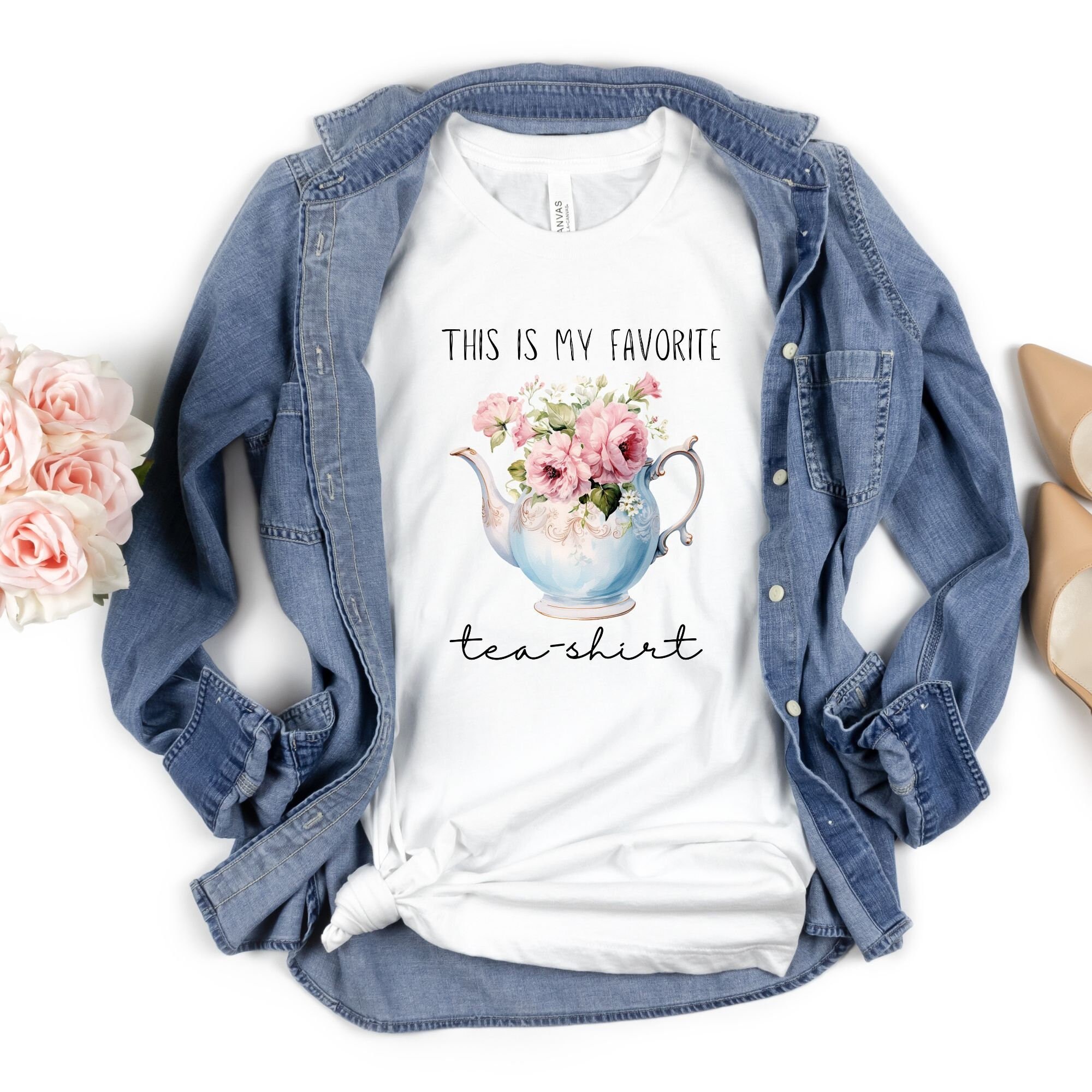 Favorite Tea Shirt, Teapot Shirt, Tea Time Shirt, Morning Time Shirt ...