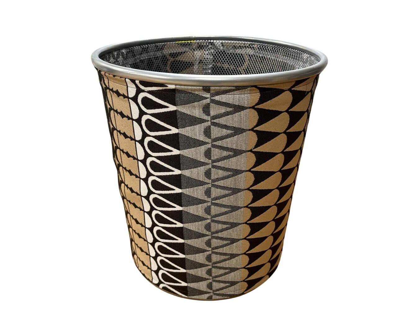 Decorative Waste Basket Bin for Office Decor and Bathroom Decor Tan ...