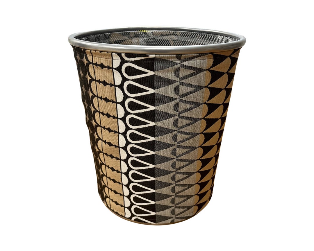 Decorative Waste Basket Bin for Office Decor and Bathroom Decor Tan ...