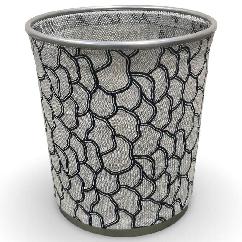 Metal Waste Basket - Etsy