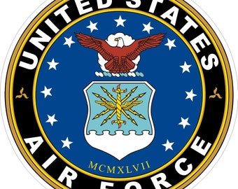 Usaf decal | Etsy