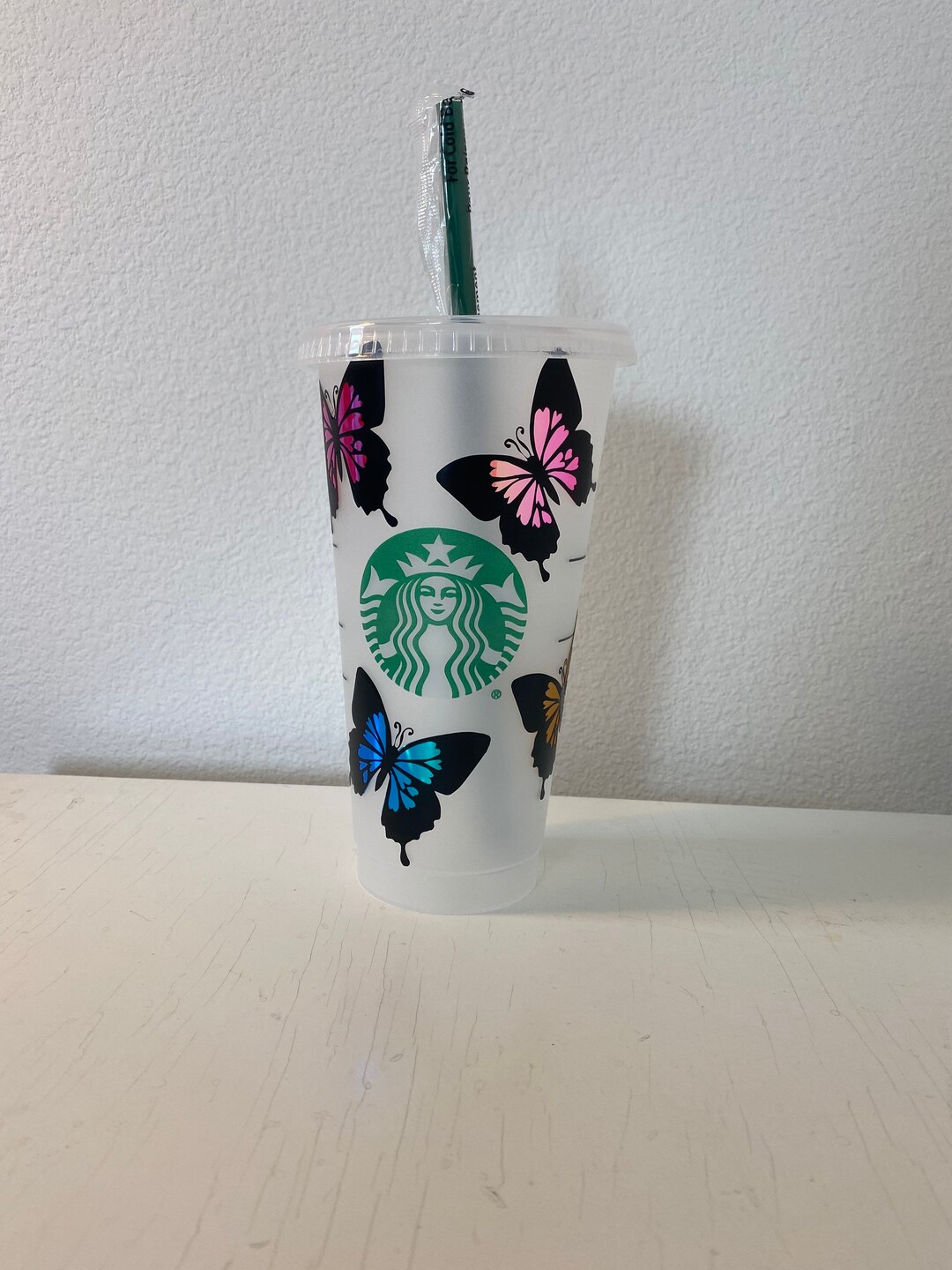 Butterfly Cup, Starbucks Cold Cup, Starbucks Butterfly Cup, Reusable ...