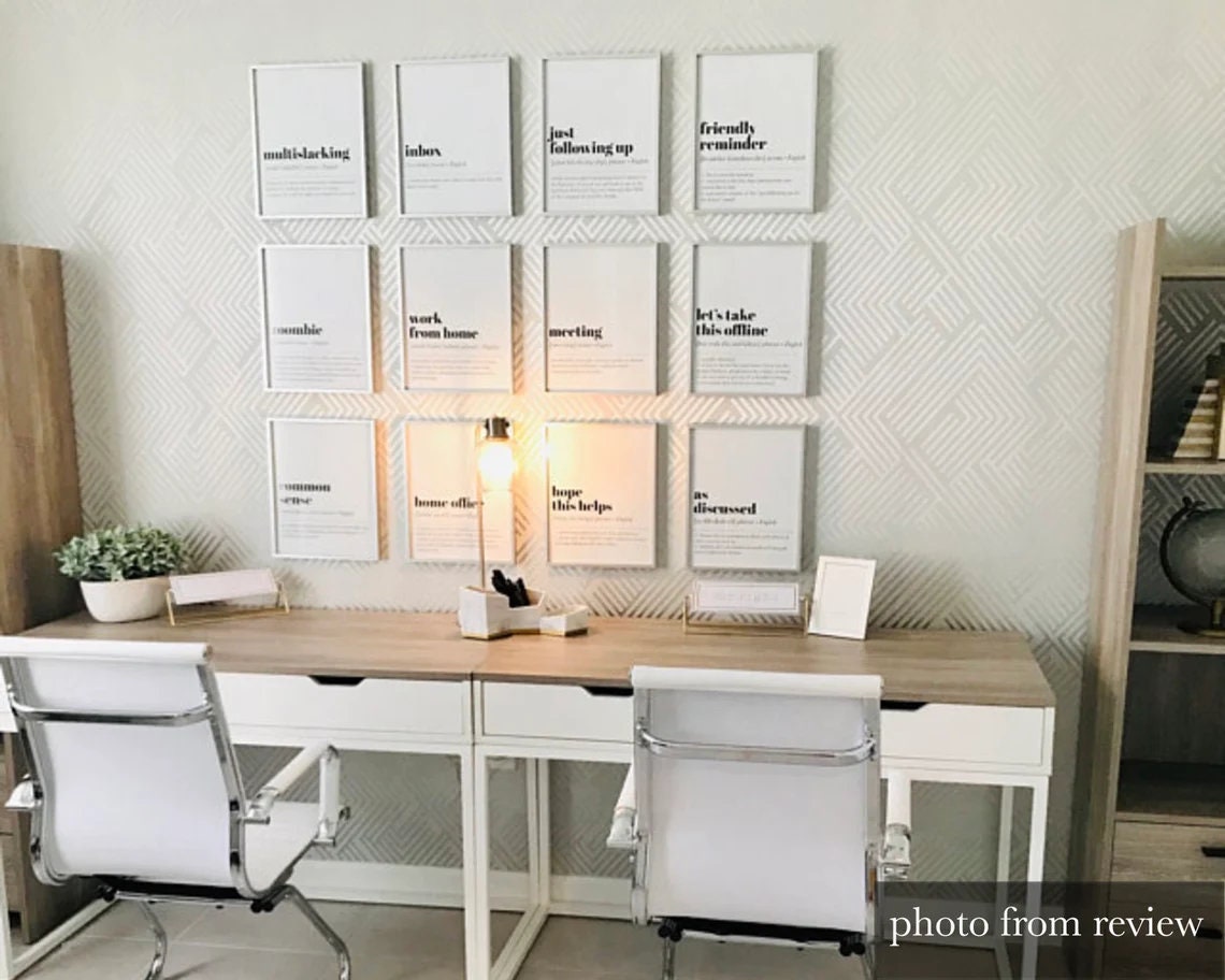 Funny Office Decor | 16 PRINTABLES | Office Wall Art | Gallery Wall Set ...