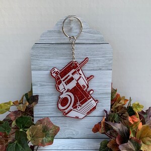 Semi Truck Keychain, Tractor Trailer, Truck Driver, Over the Road - Etsy