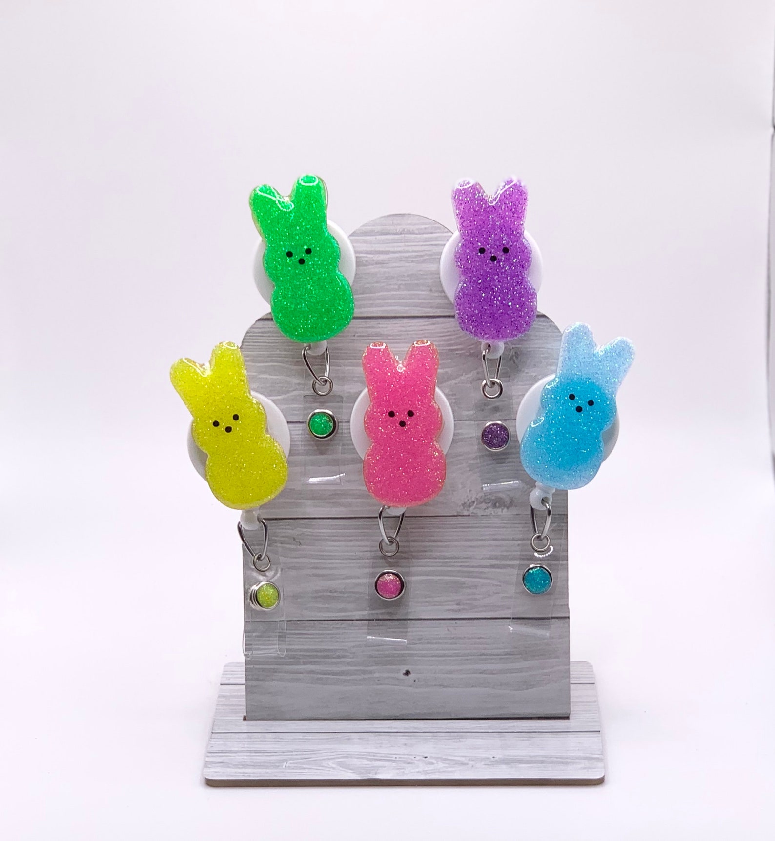 Easter Bunny Retractable Badge Reel Easter Badge Reel Bunny - Etsy