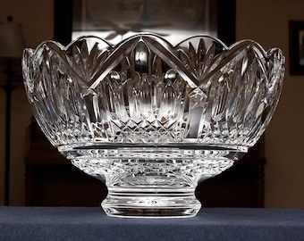 Crystal punch bowl | Etsy