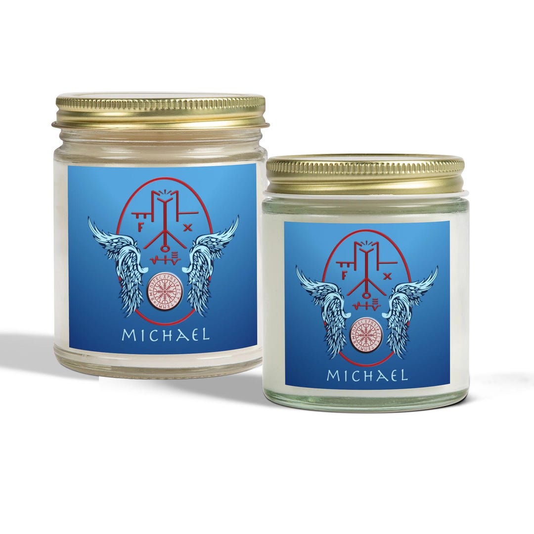 Archangel Michael Angel Wings and Sigil of Protection Scented Candle ...