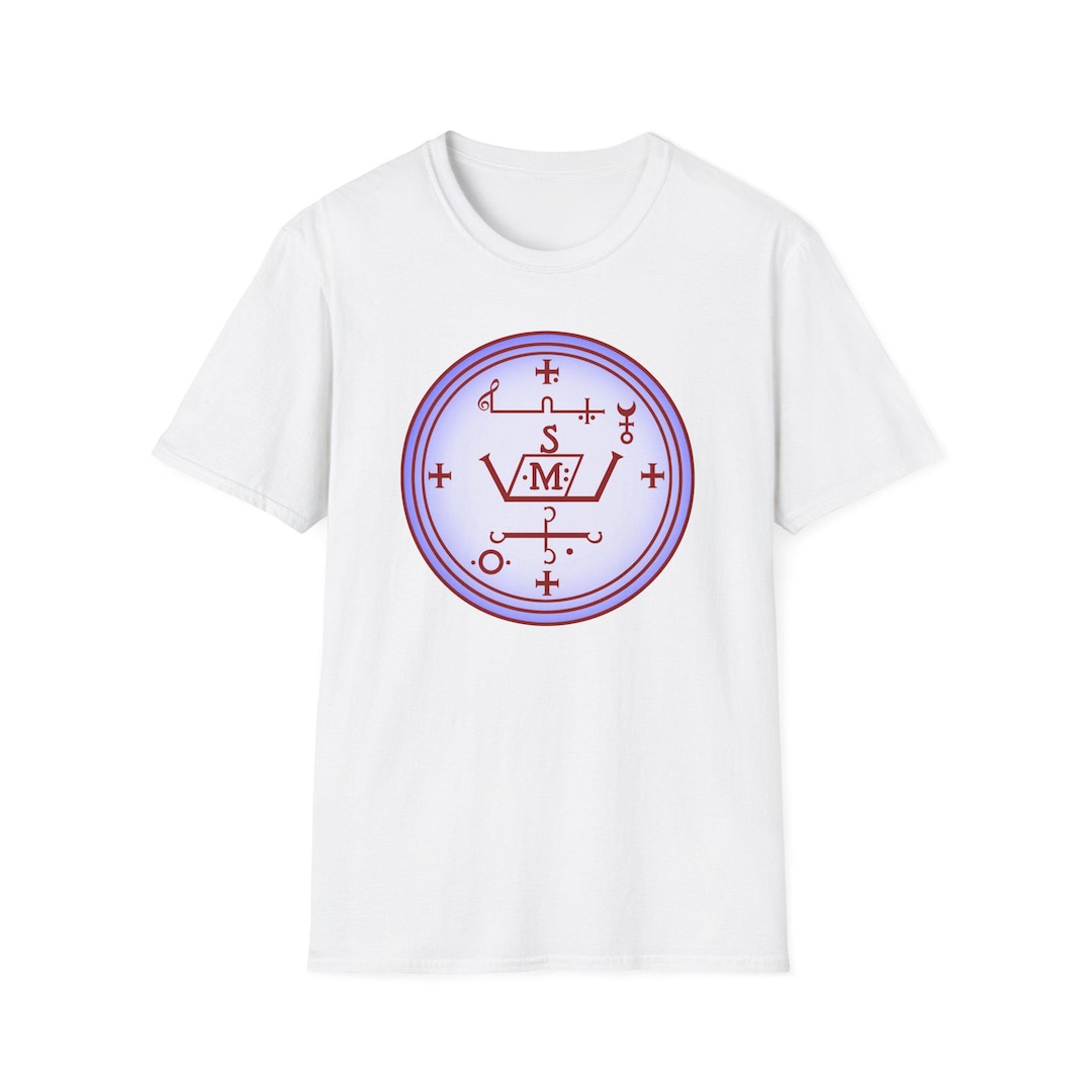 Archangel Michael Divine Sigil T-shirt, Magical Glyph on Front and Back ...