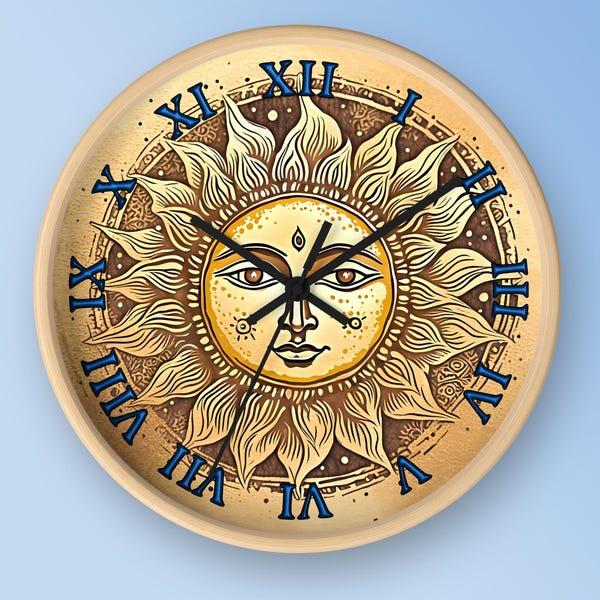Sun Clock - Etsy