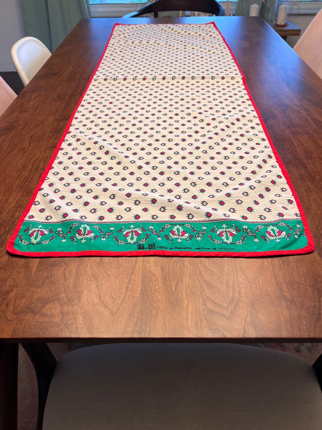 Handmade French Provence Linen Table Runner - Etsy