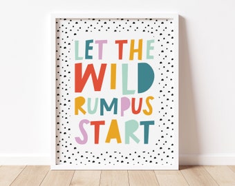 Let the Wild Rumpus - Etsy