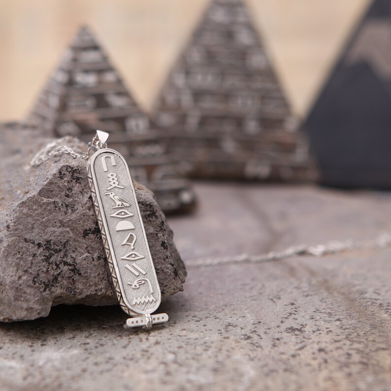 Egyptian Personalised Name Necklace Ancient Egyptian Pendant - Etsy