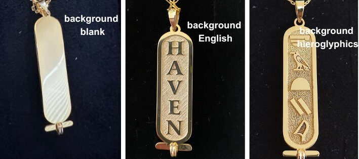 Personalized Cartouche Necklace, 14k Gold Cartridge Jewelry ...