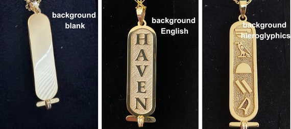 Egyptian Name Pendants