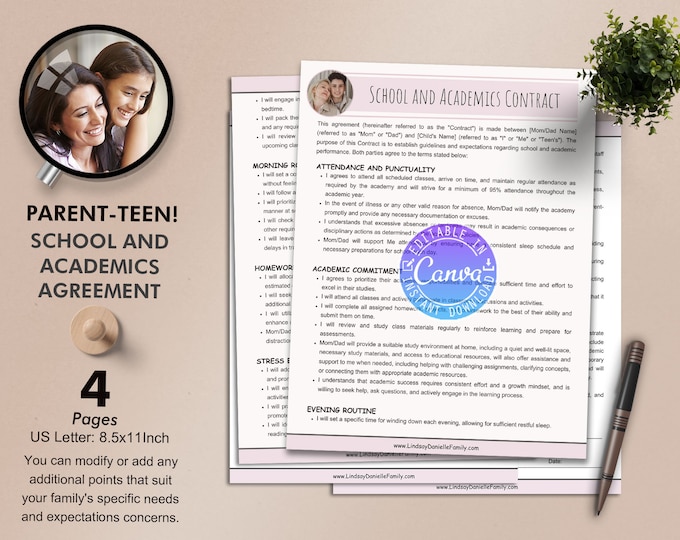 Parent Contract for Sports • Youth Sports Template • Coach and Parent ...