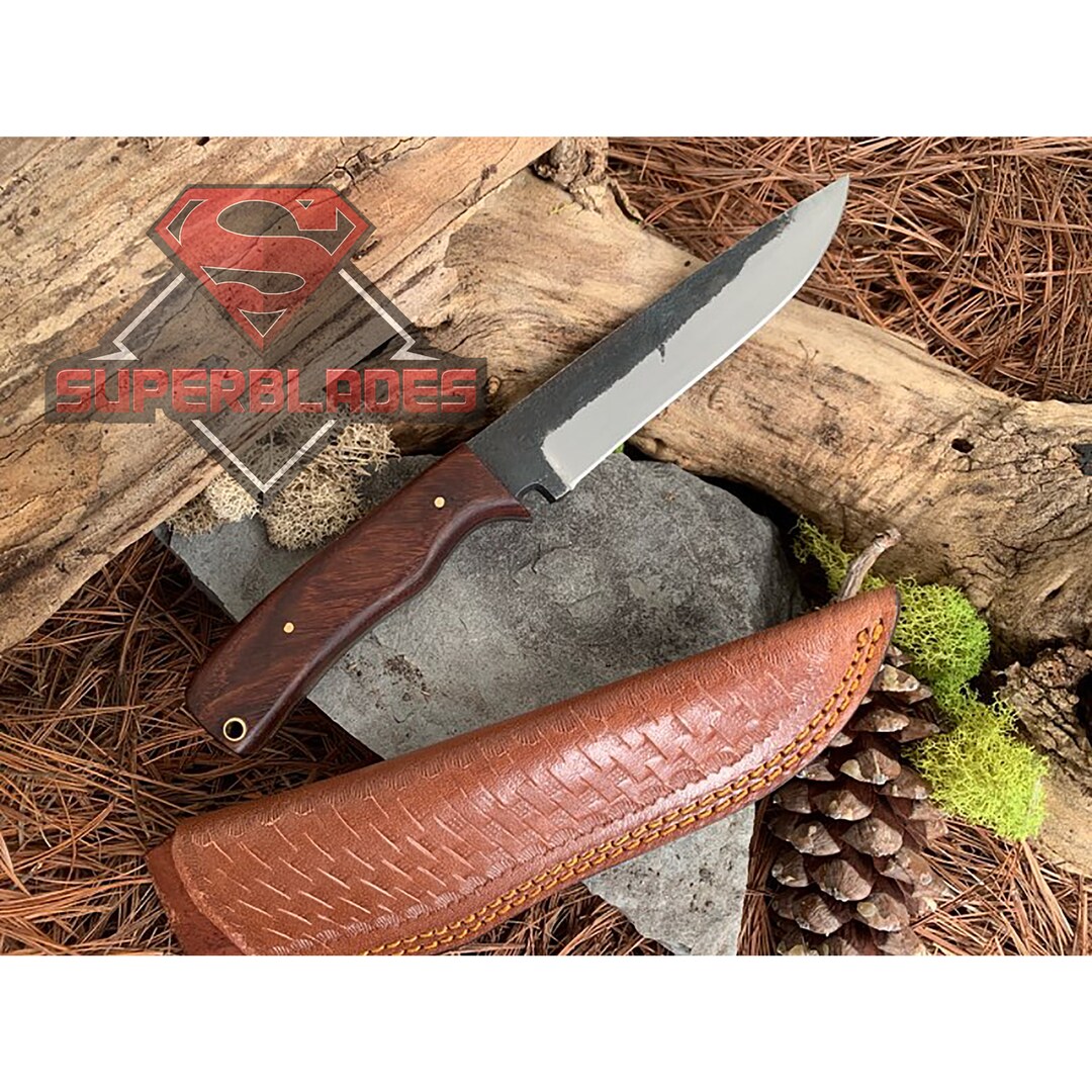 Outback Series - Carbon Steel Survival Hunting Knife Full Tang Tactical ...