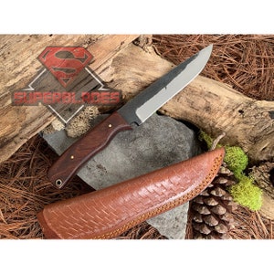 Outback Series - Carbon Steel Survival Hunting Knife Full Tang Tactical ...