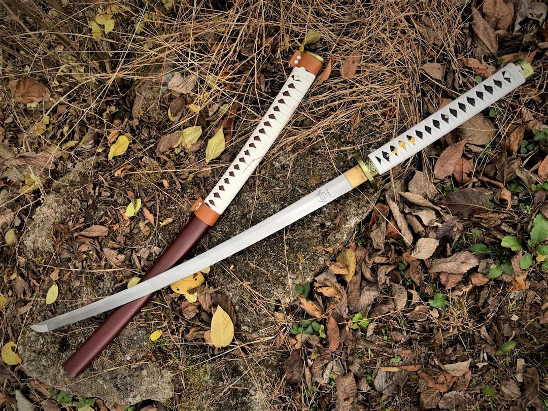 Katana Samurai Sword - 1045 Carbon Steel Japanese Style - Etsy