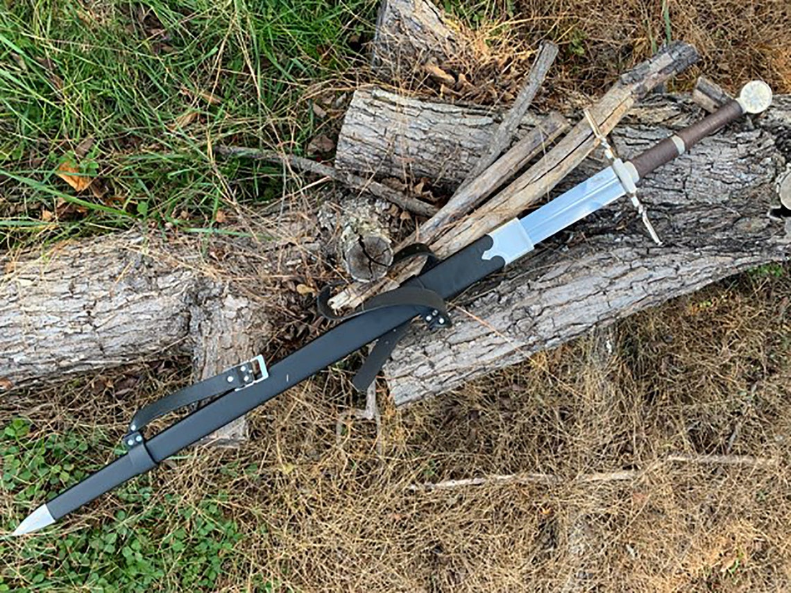 Fantasy Monster Cat Sword and Wolf Steel Blade With Scabbard - Etsy