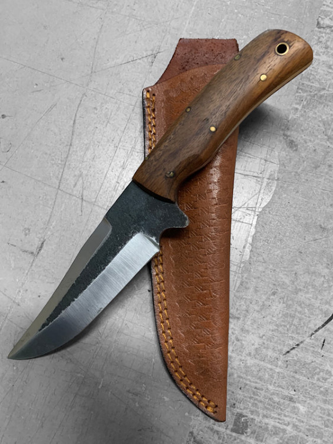 Outback Series - Carbon Steel Survival Skinning Knife Full Tang - Etsy