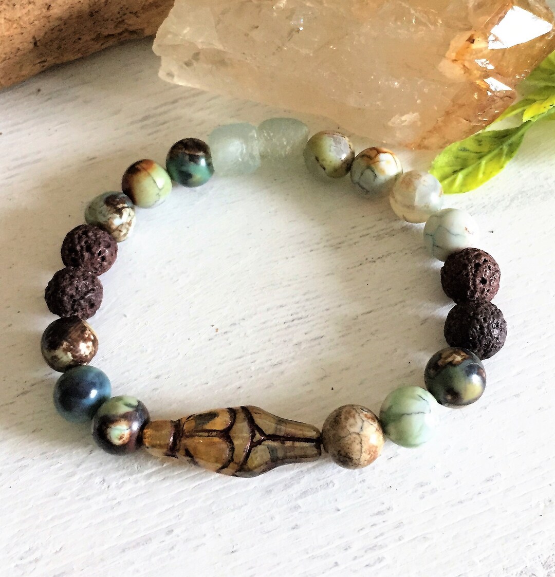 Sandstone Bracelet Goddess of the Gardens Bracelet Fertility Bracelet ...