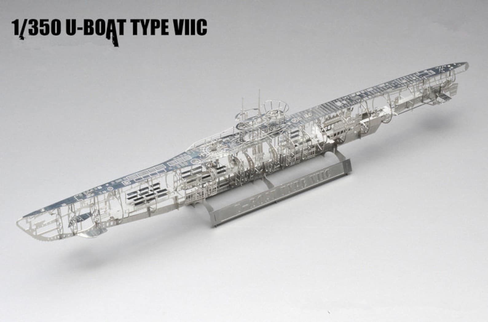 WW2 1:350 German U Submarine U-BOAT TYPE VIIC Fun 3d Metal Diy ...