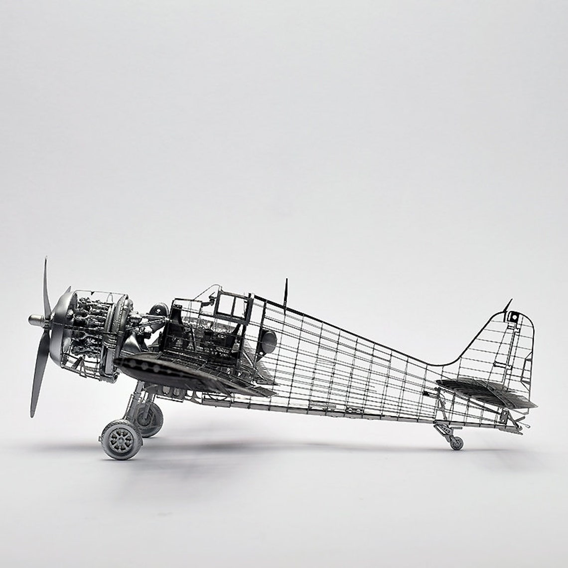 1/48 F6F-5 Hellcat Full PE Model Jasmine Foldable Wing Fun 3d | Etsy