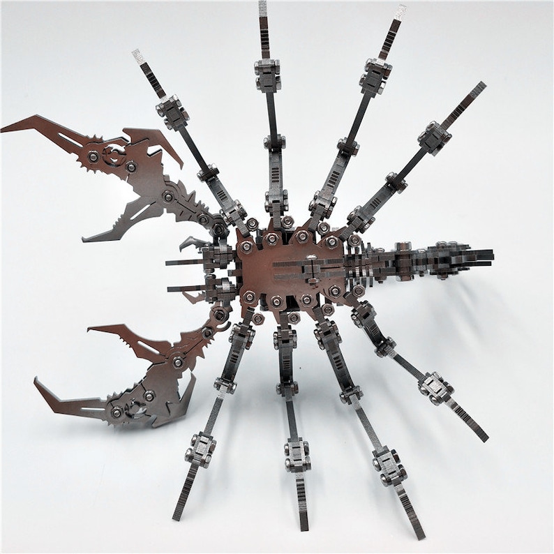 3D Steel Scorpion Model Kit: DIY Metal Insect Puzzle - Etsy