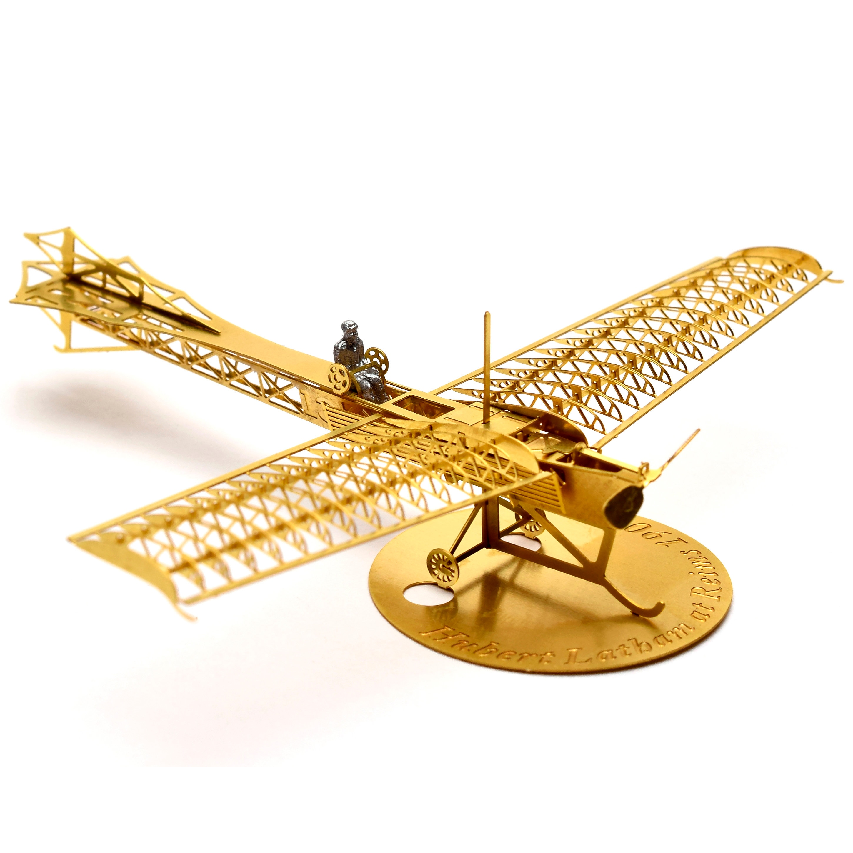 1/160 Antoinette IV 1909 Scale Brass Etched Model Kit Airplane 3D DIY ...