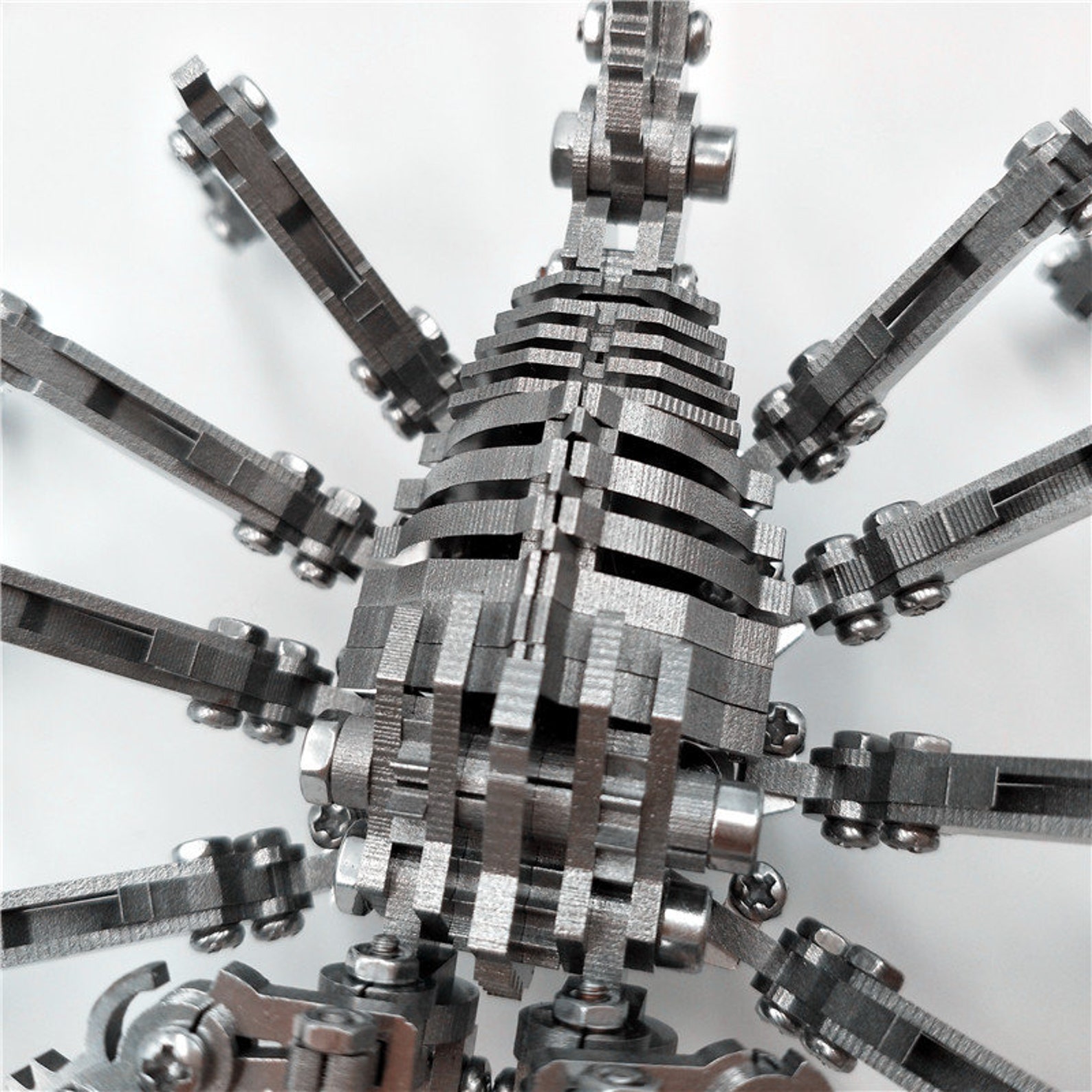 Robot Insect Scorpion 3D Steel Metal Finished DIY Joint Mobility ...