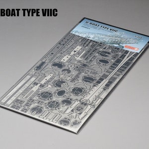 WW2 German U-boat VIIC: 3D Metal DIY Miniature Model Kit - Etsy